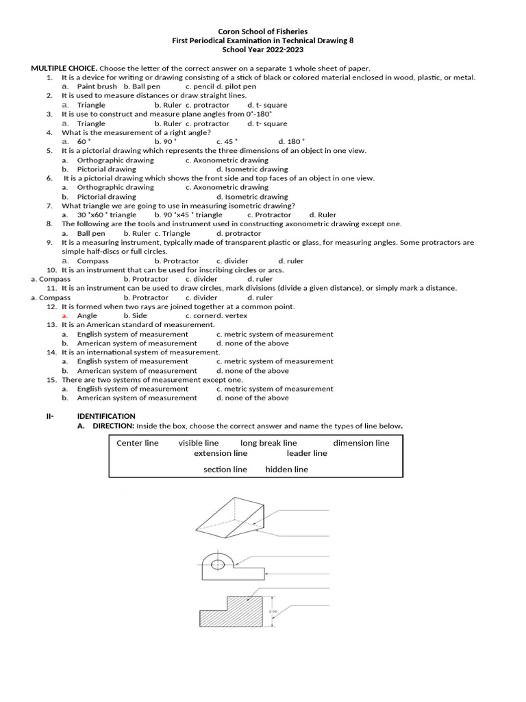 Mastery Test Td8 | PDF