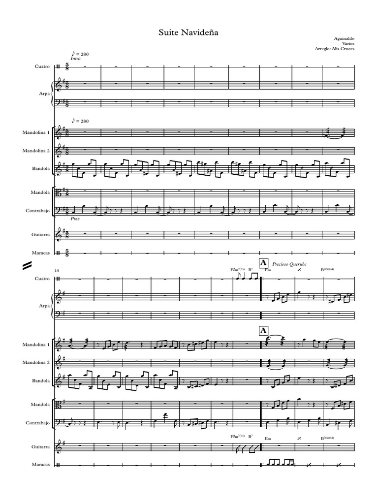 Score - Suite Navideña | PDF