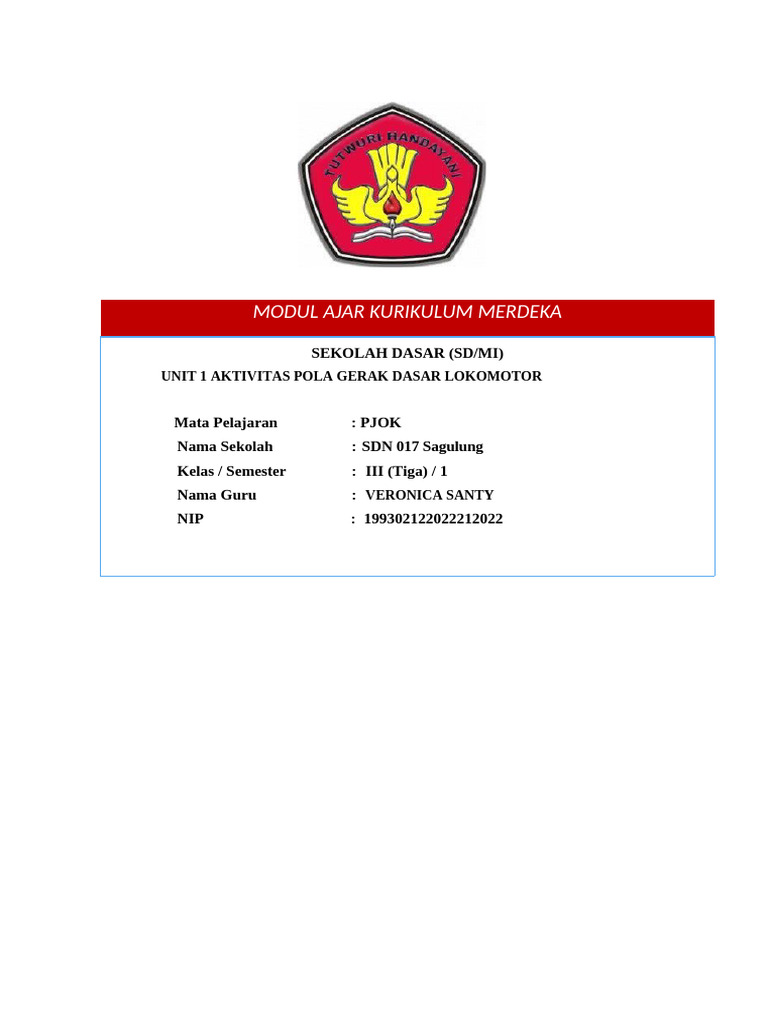 Modul Pjok KLS 3 | PDF