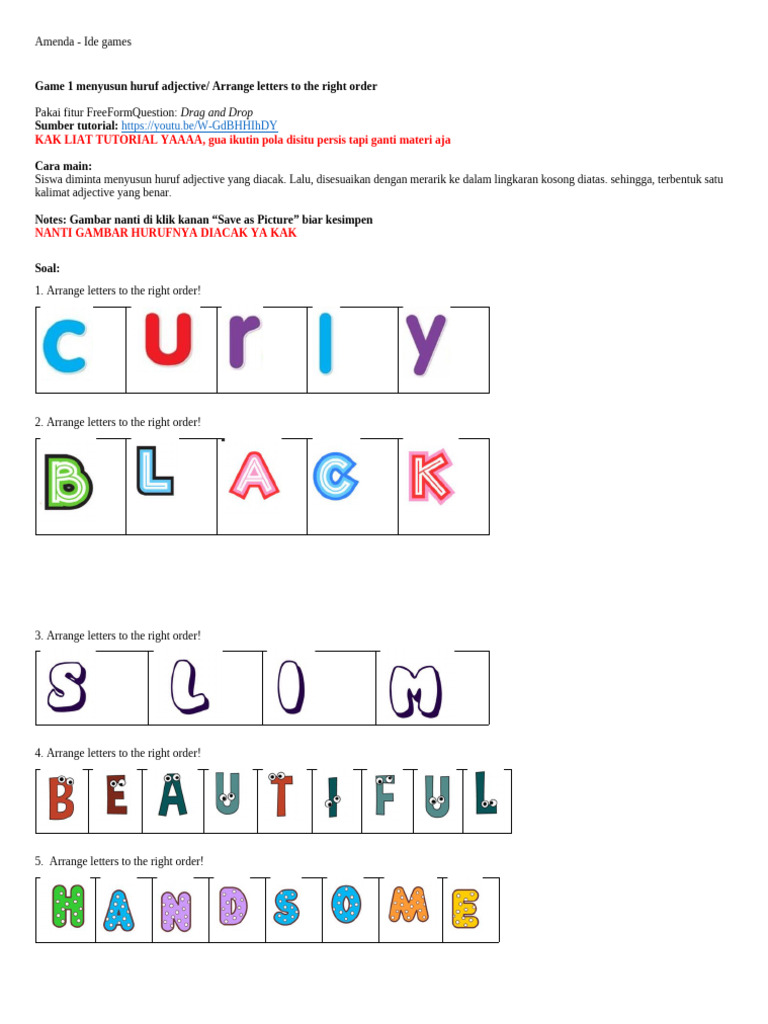 Ide Games Amenda | PDF