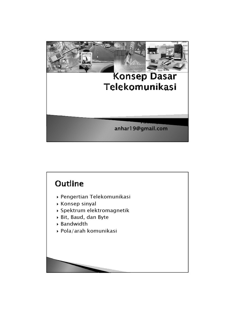 2 - Konsep Dasar Telekomunikasi | PDF