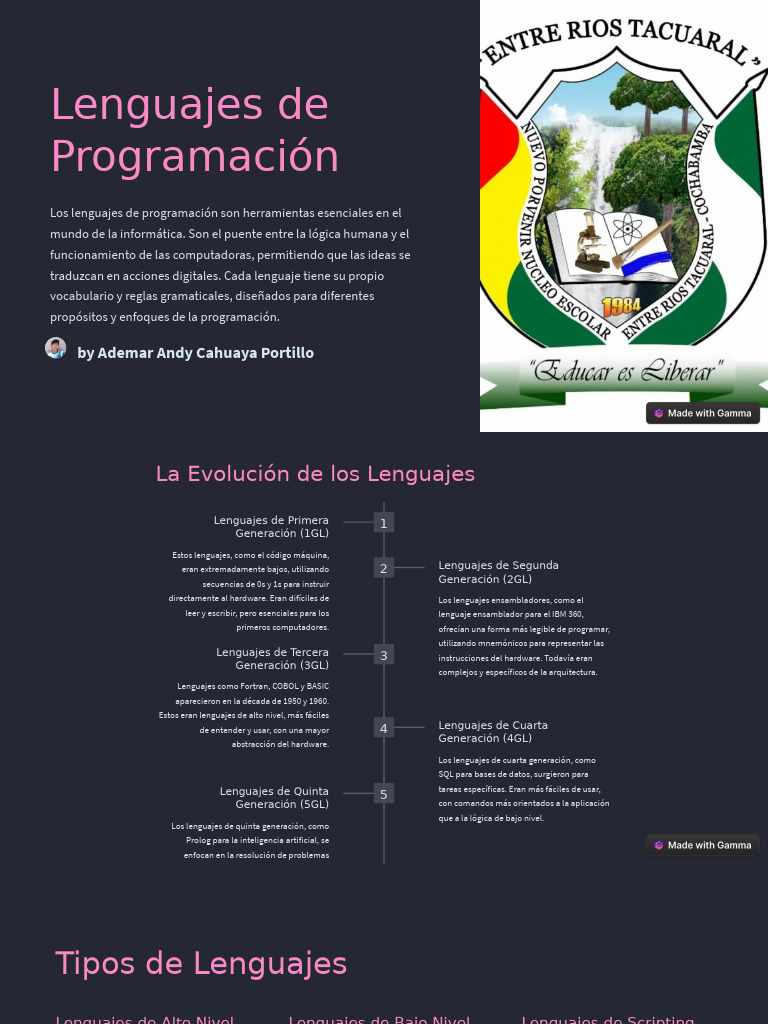 Lenguajes de Programacion | PDF
