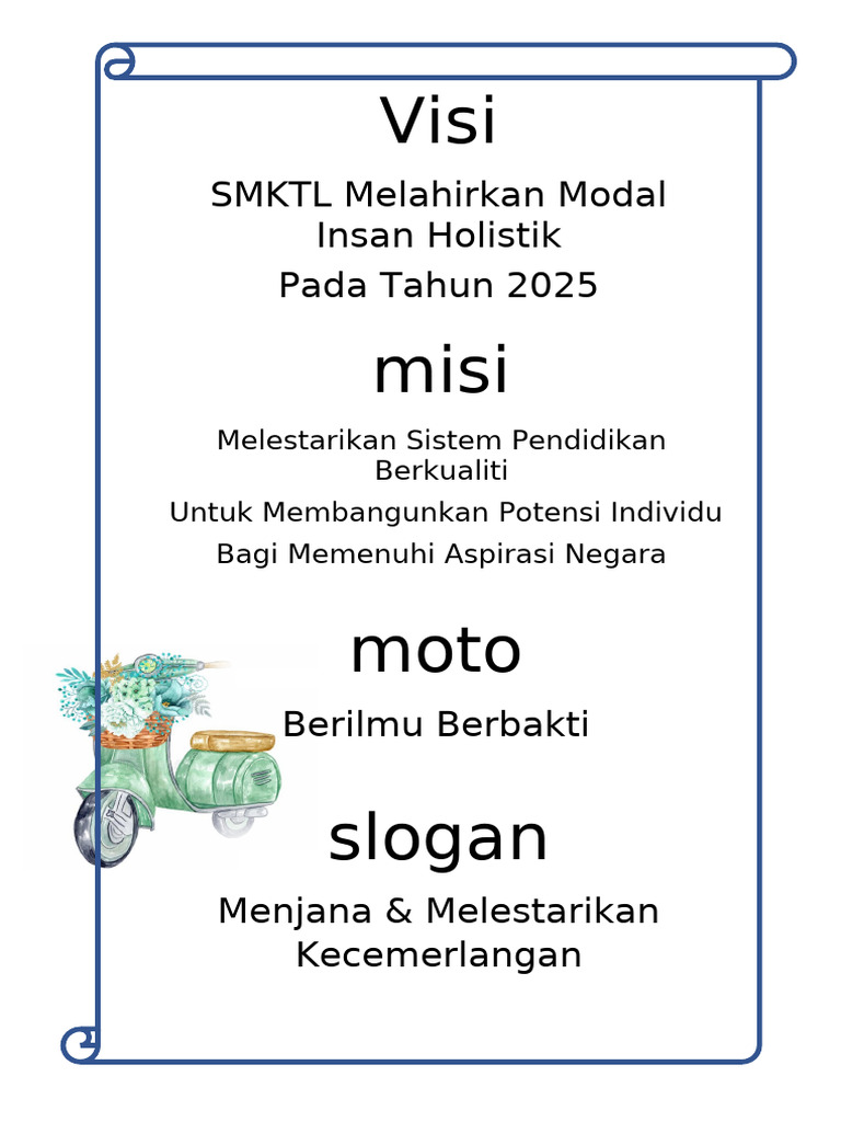 Misi Visi | PDF