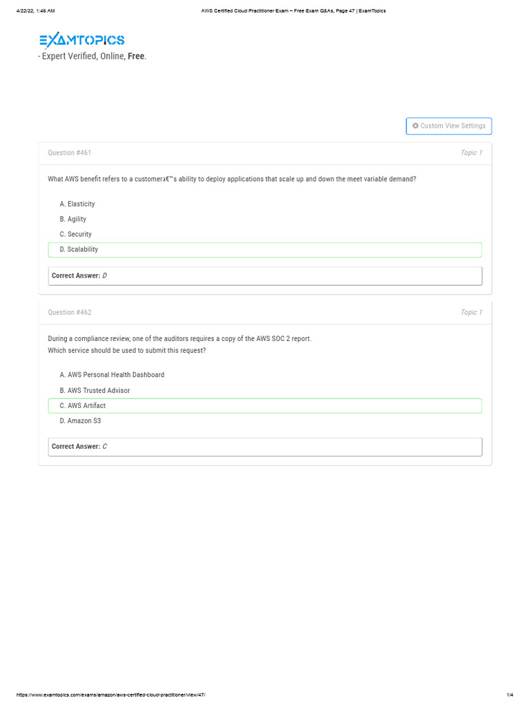 Expert Veri Ed, Online, .: Custom View Settings | PDF