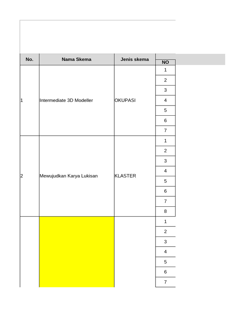 Form Rekap Pengajuan Skema LSP-P1 UM | PDF