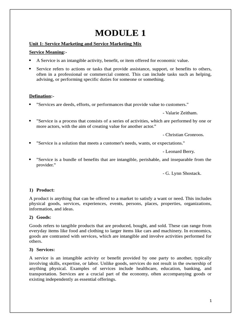 Mfs Mod1 | PDF | Marketing | Business