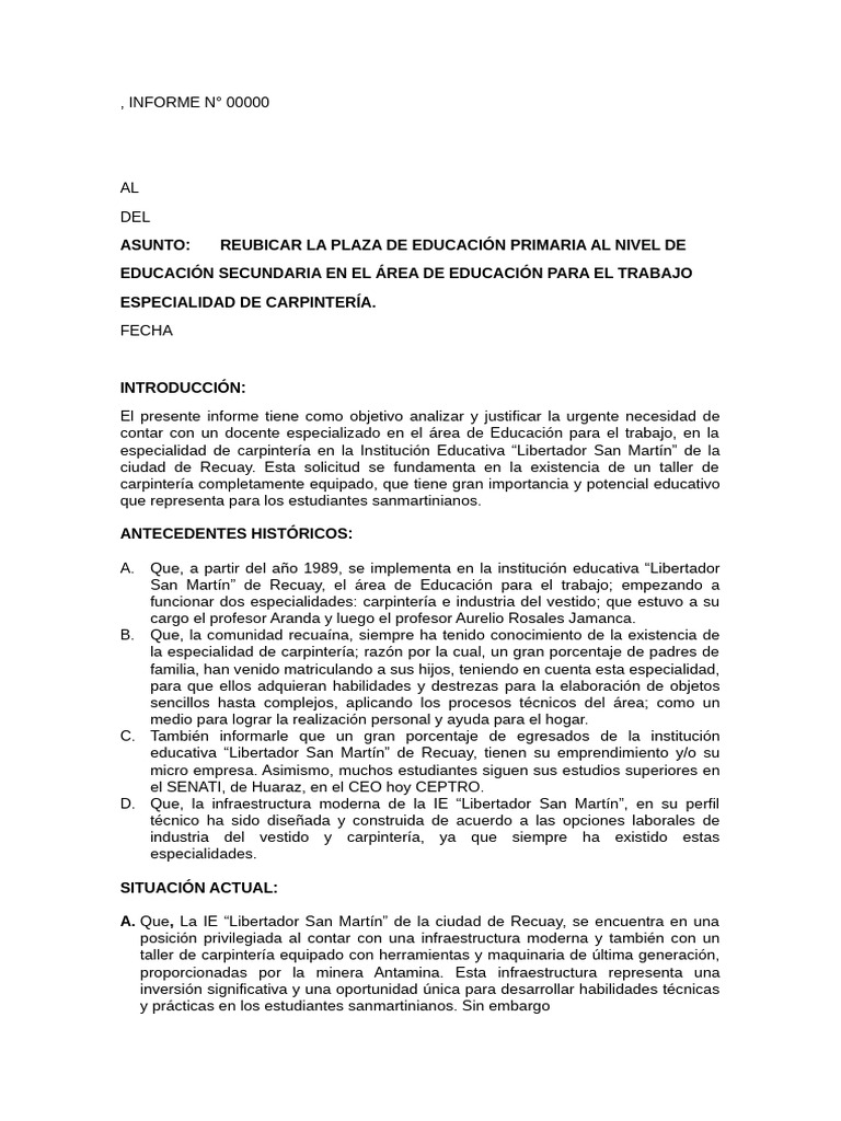 INFORME N | PDF