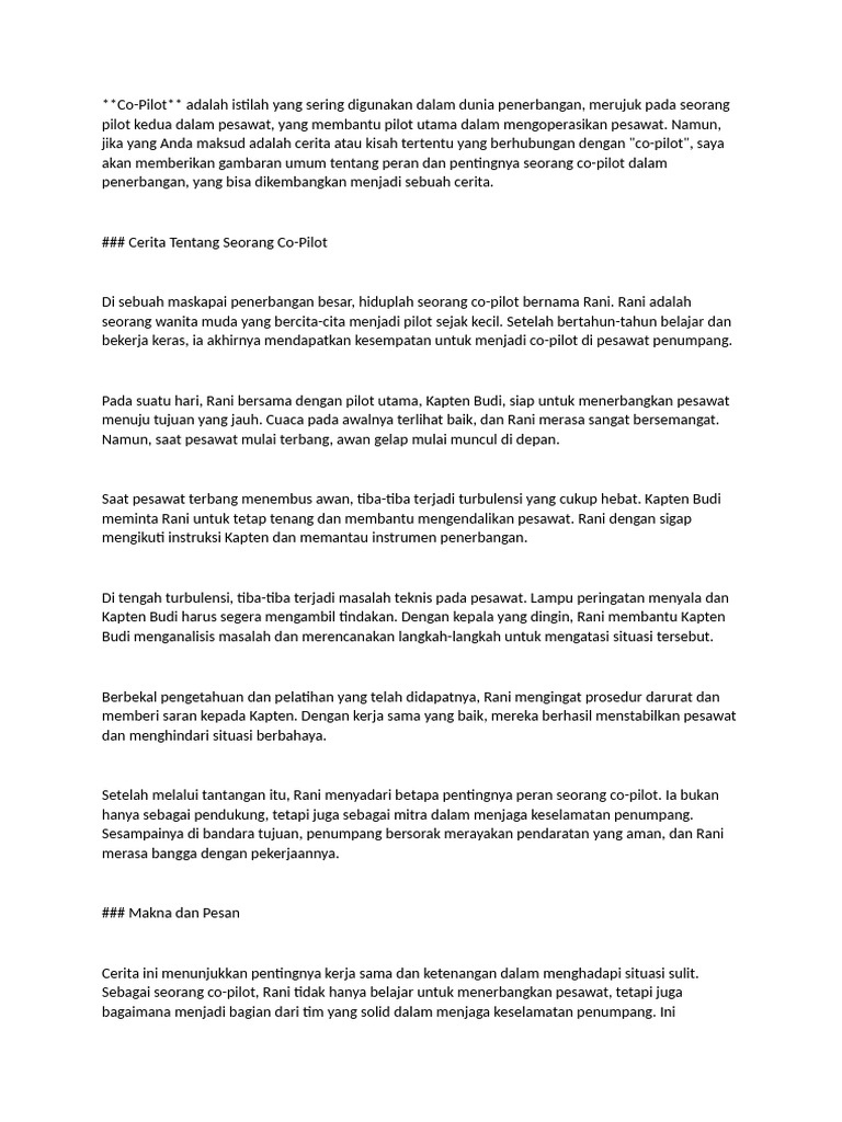 Co Pilot | PDF