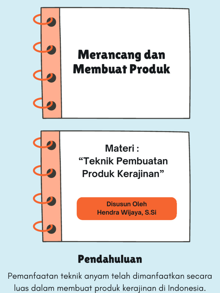 Merancang Dan Membuat Produk | PDF