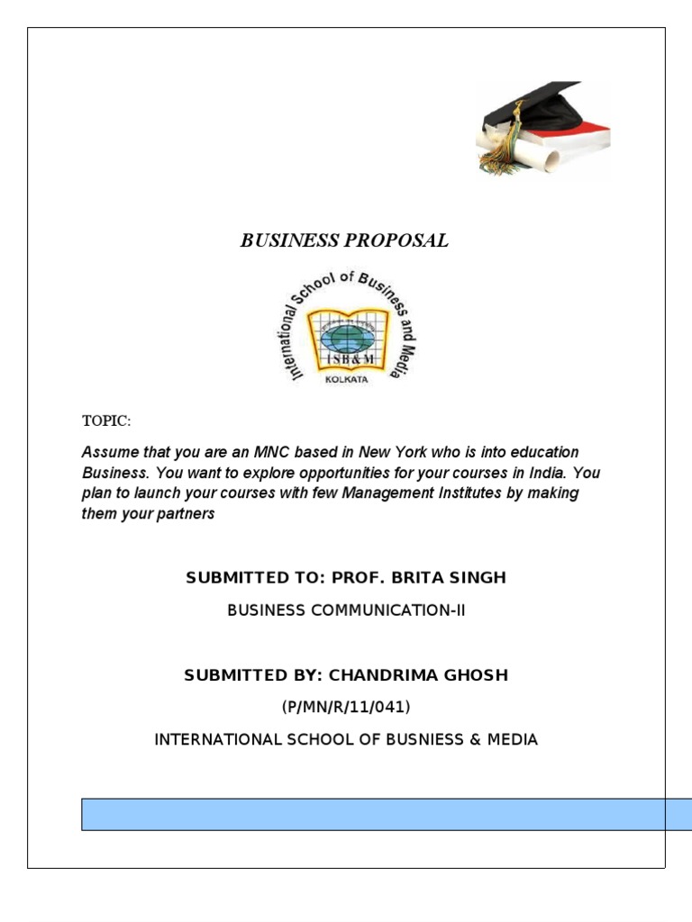 Business Proposal | PDF | Master Of Business Administration | Leadership