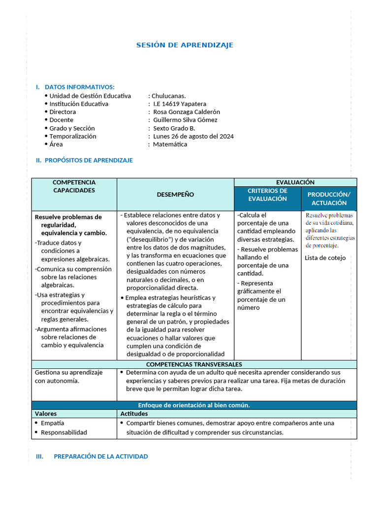 Datos Informativos | PDF