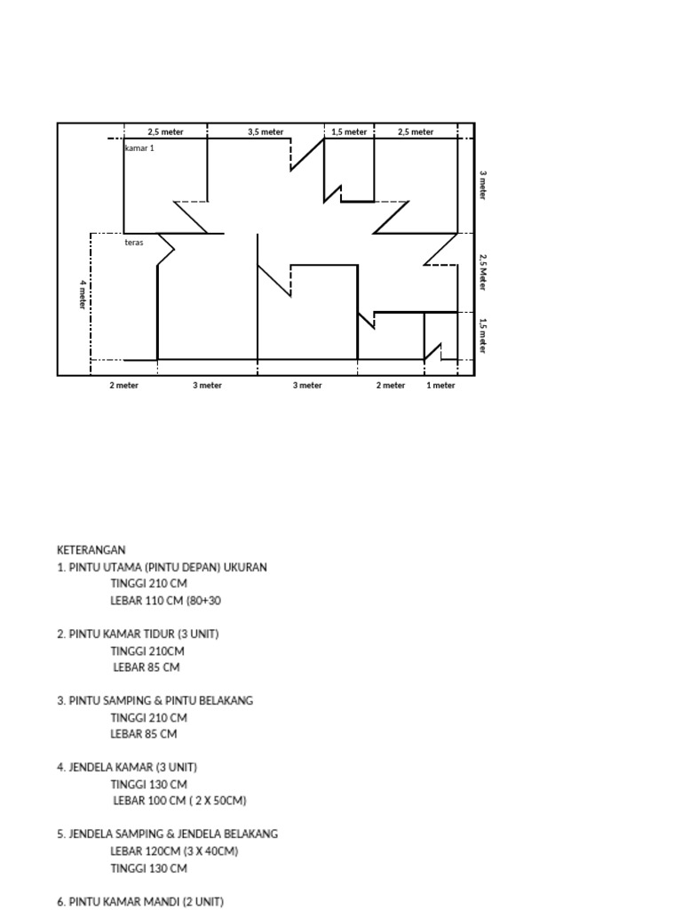 Denah 1 | PDF
