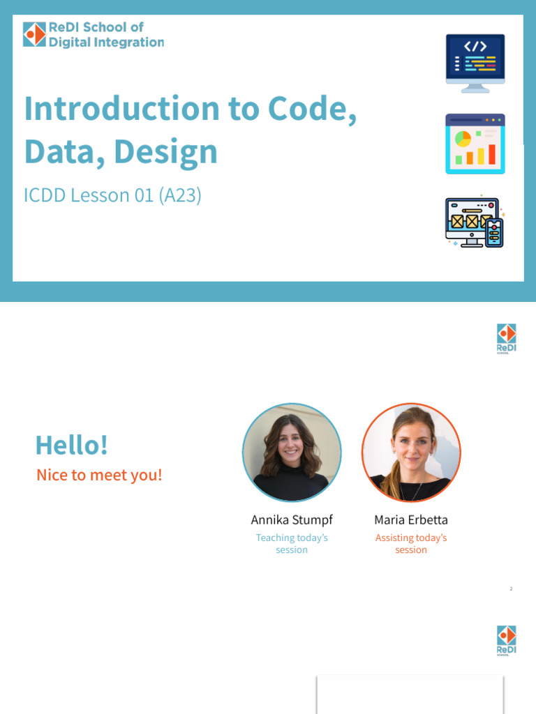 ICDD Lesson 01 (A23) | PDF