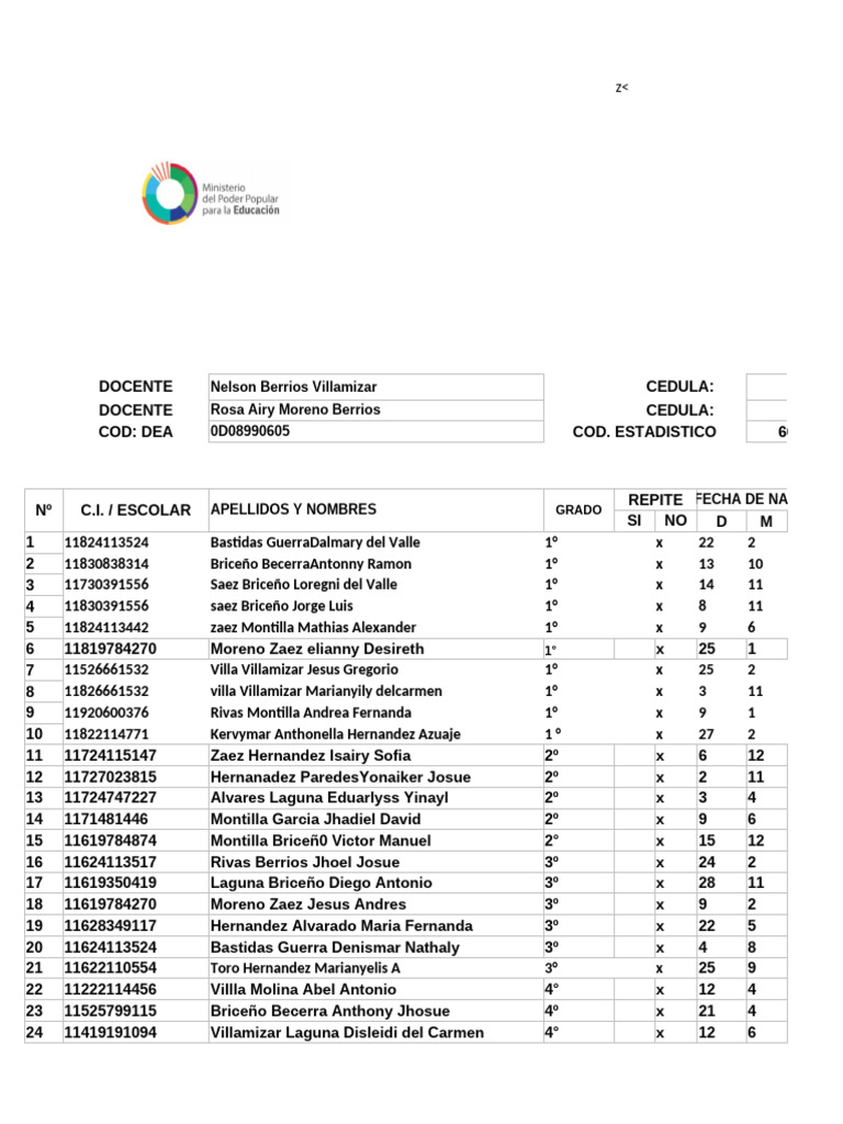 Nueva Inscripcion Inicial Las Tunas 2024-2025 Corregida | PDF Nueva Inscripcion Inicial Las Tunas 2024-2025 Corregida | PDF