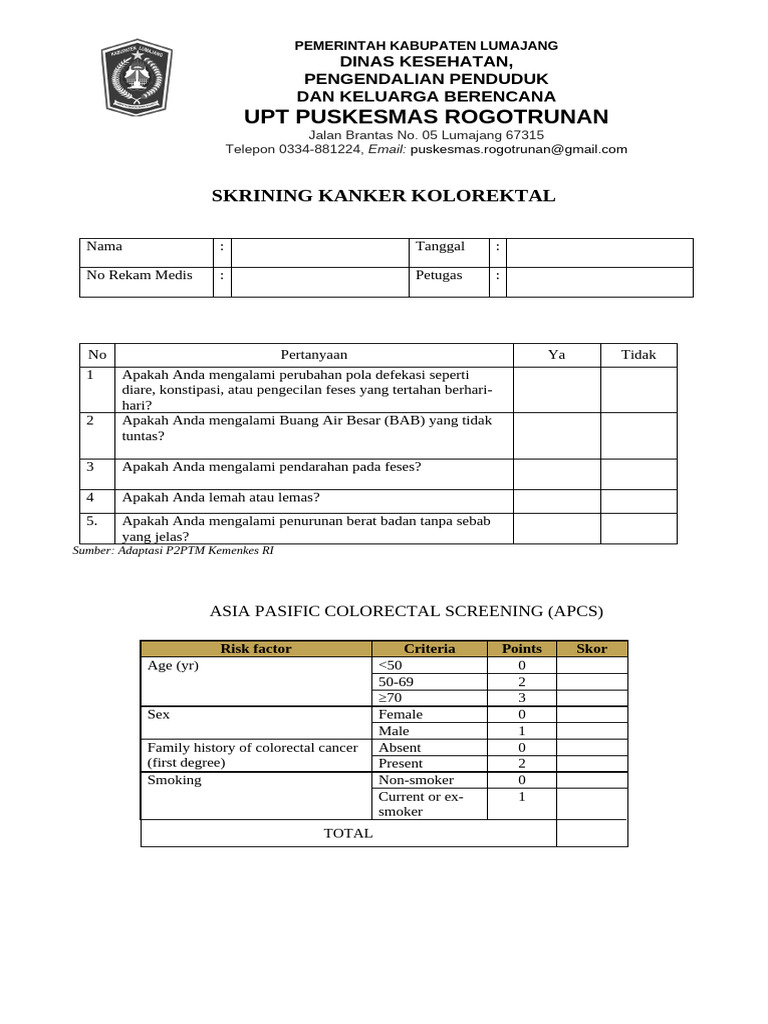 Skrining Ca Colonrektal | PDF