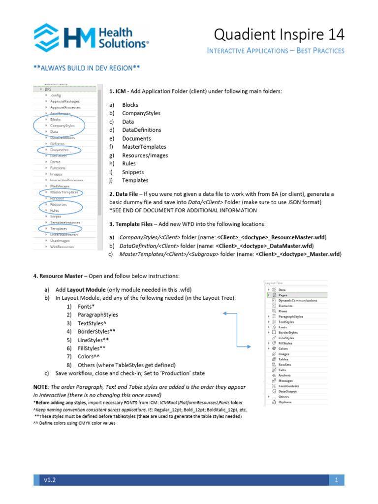 Quadient - Interactive - BestPractices - Master Templates September 13 ...