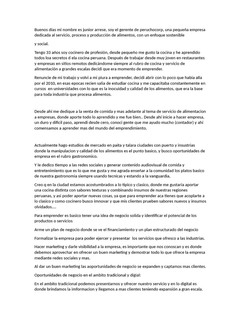 Entrevista Con Fabio | PDF