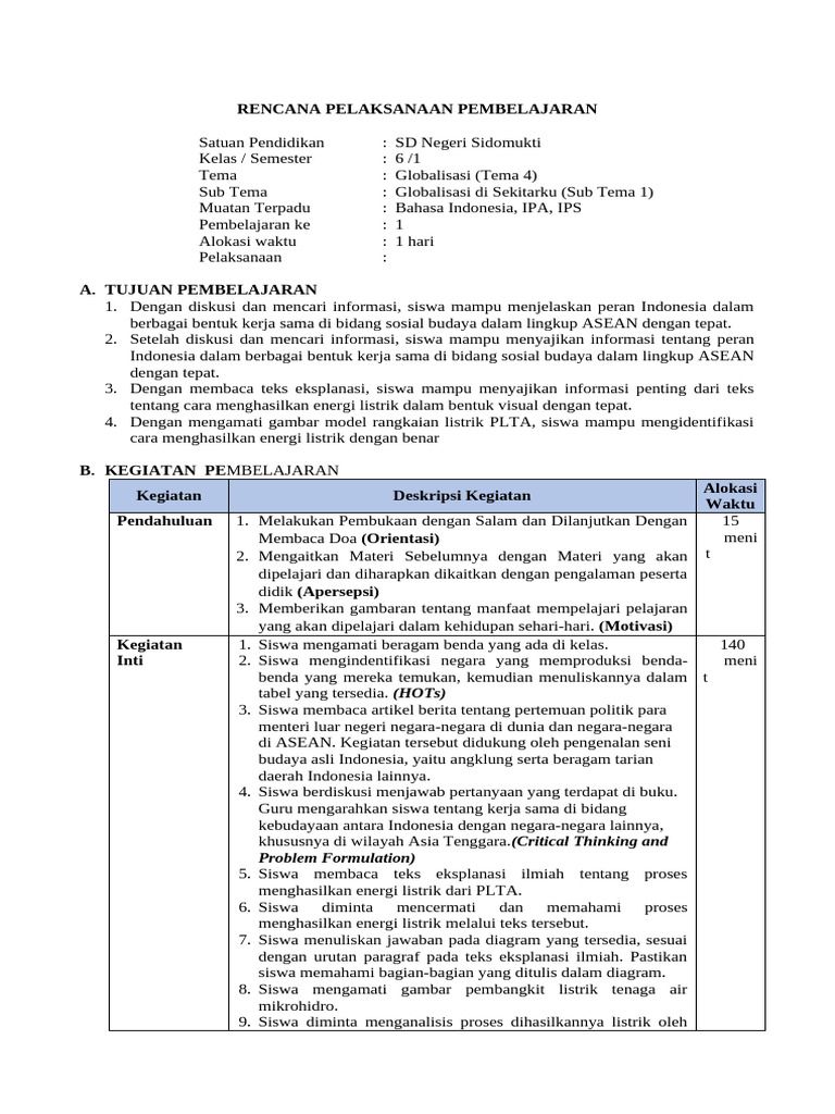 Tema 4 Sub Tema 1 PB 1 | PDF