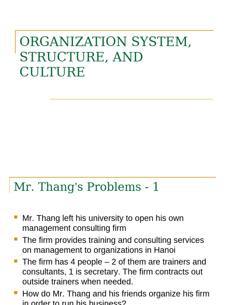 Organization Structure and Culture Post | PDF