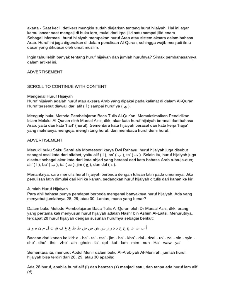 Contoh Penulisan Surat Yang Benar | PDF