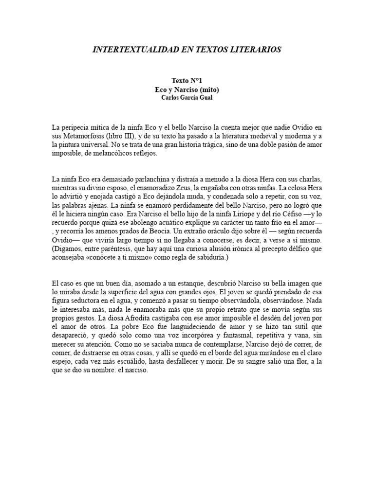 Actividad de Intertextualidad | PDF