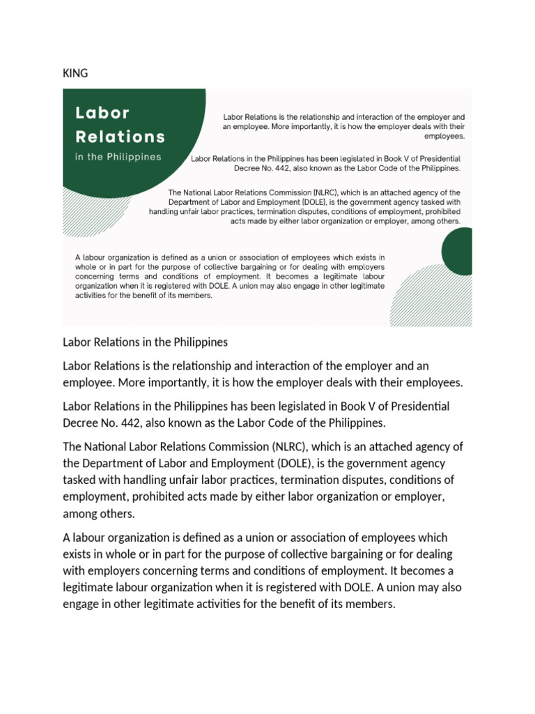 Labor Relations Report | PDF