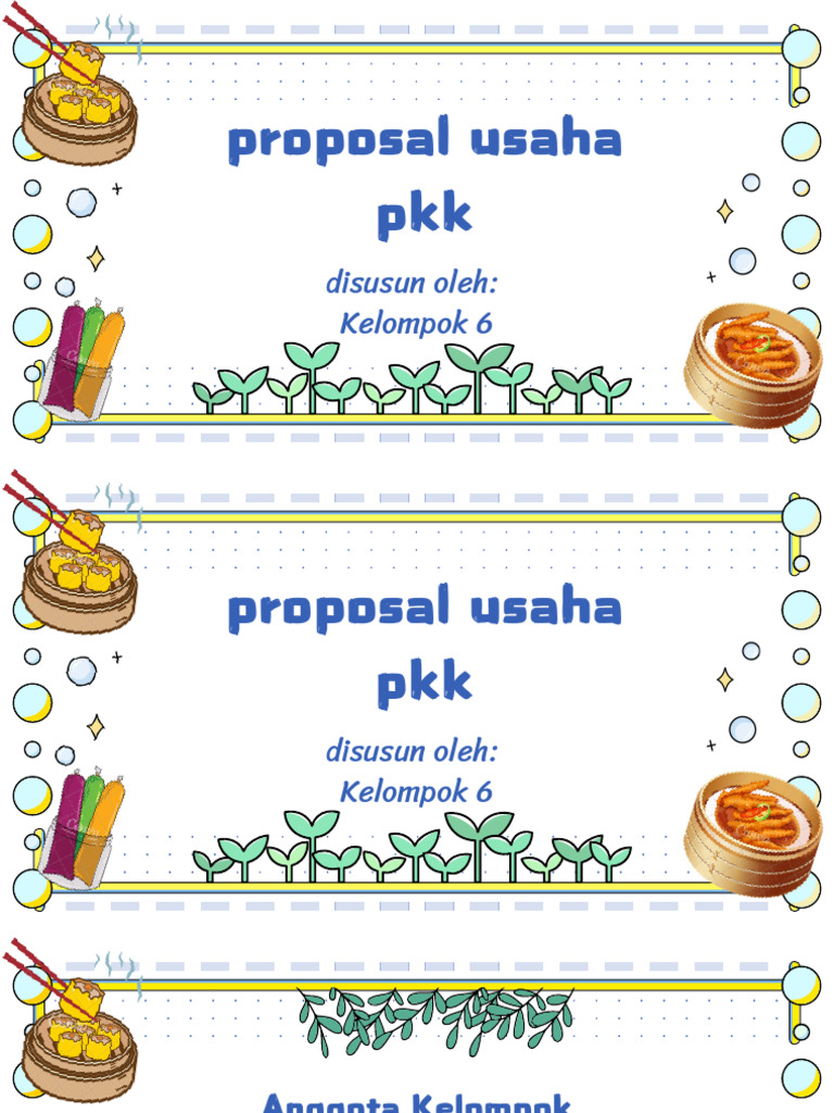 Proposal PKK Tasty Eats - 20240919 - 115845 - 0000 | PDF | Indonesian ...