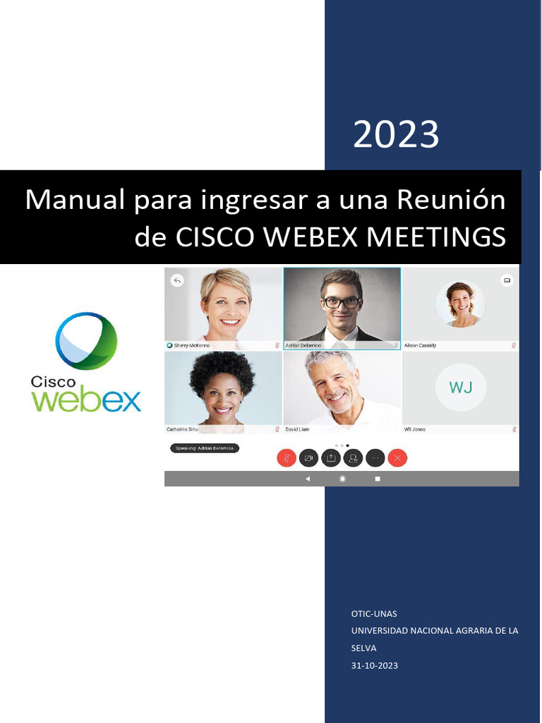 Manual para Entrar Cisco Webex Meetings Como Asistente | PDF