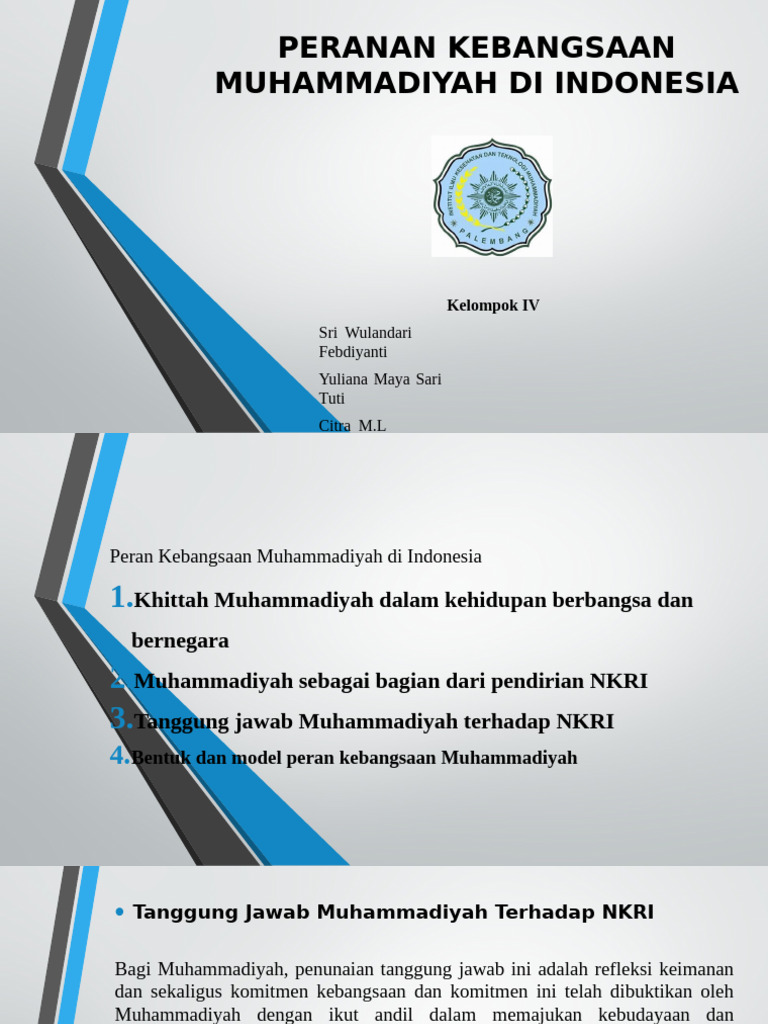 Peran Kebangsaan Muhammadiyah Di Indonesia | PDF
