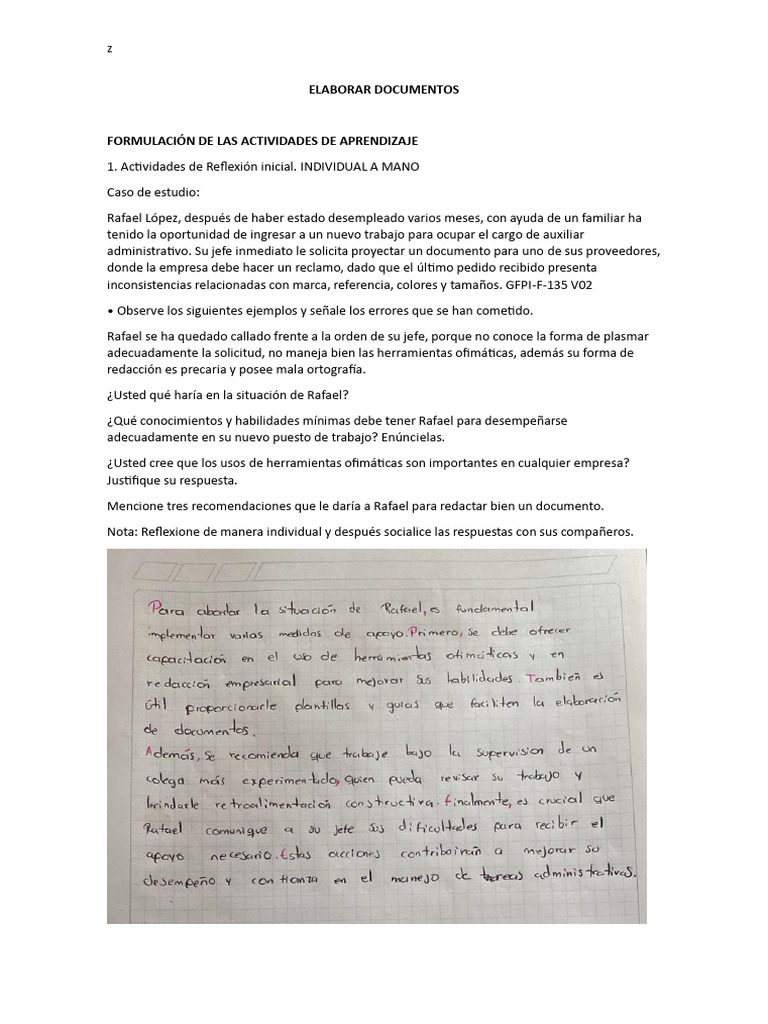 Guia 10 Elaborar Documentos Mariacamilanavarrosupelano A.administrativa ...