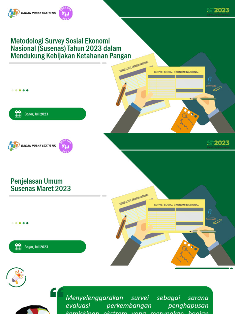 Materi BPS - Bimtek PPH - Bogor | PDF