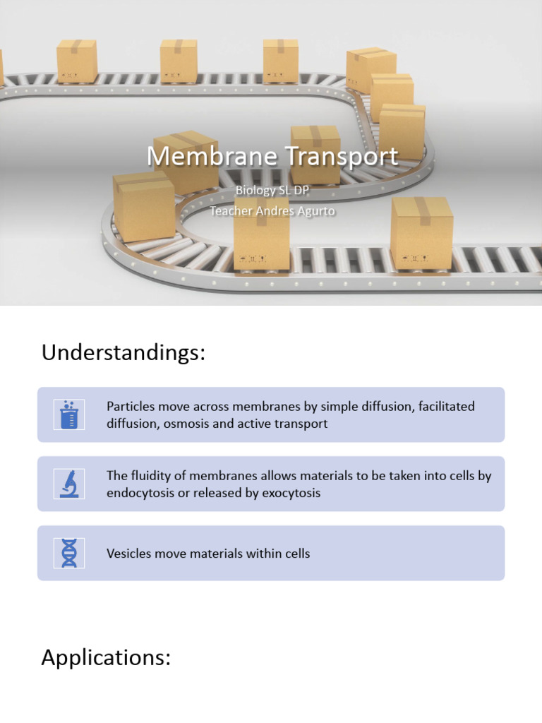 Membrane Transport | PDF | Cell Membrane | Ion Channel