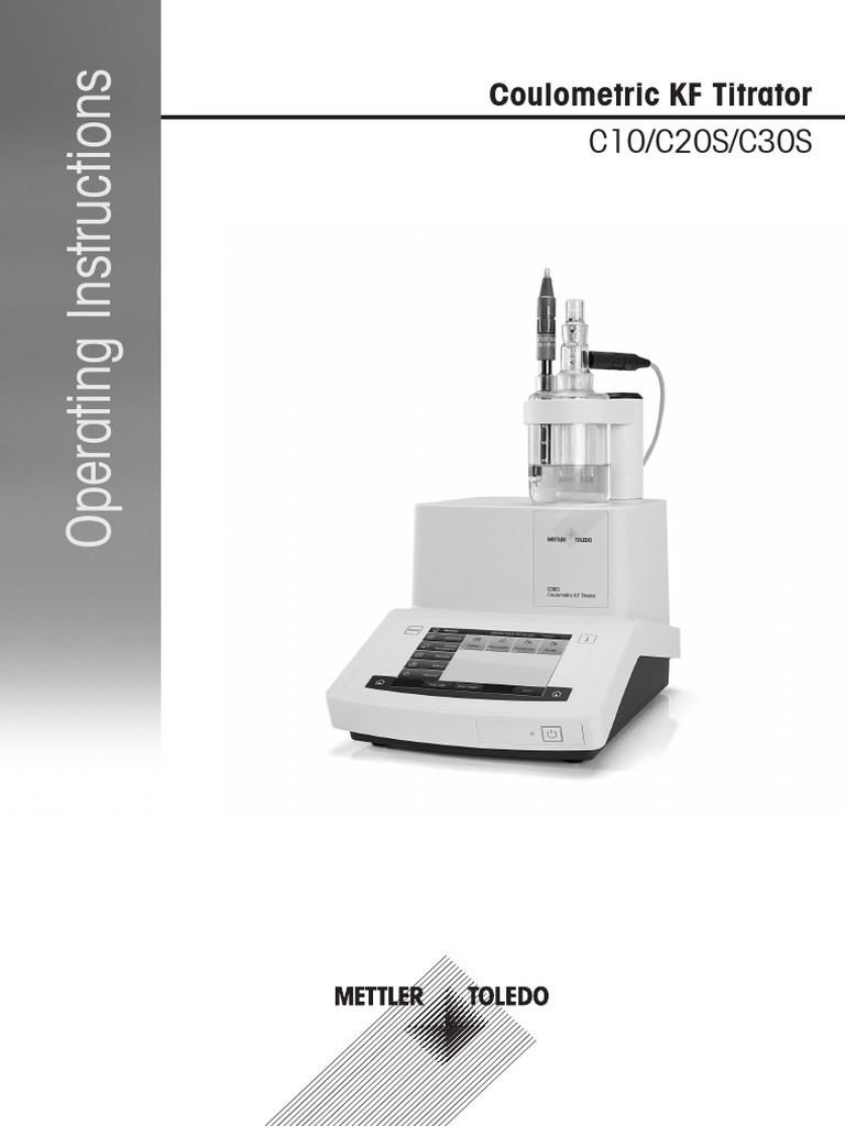 Manual Mettler Toledo KF C30S C20S C10S | PDF