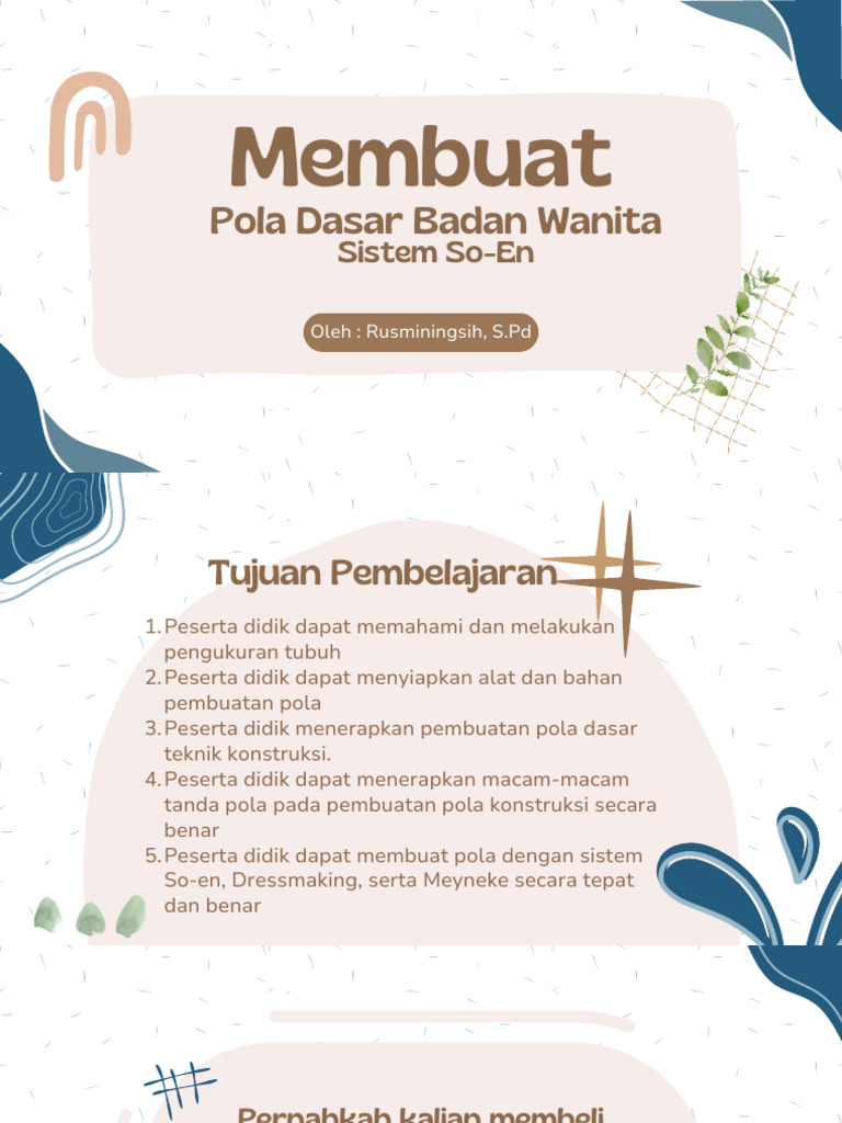 Pendahuluan Materi Pola | PDF