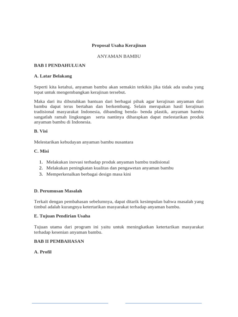 Contoh Proposal Kegiatan | PDF