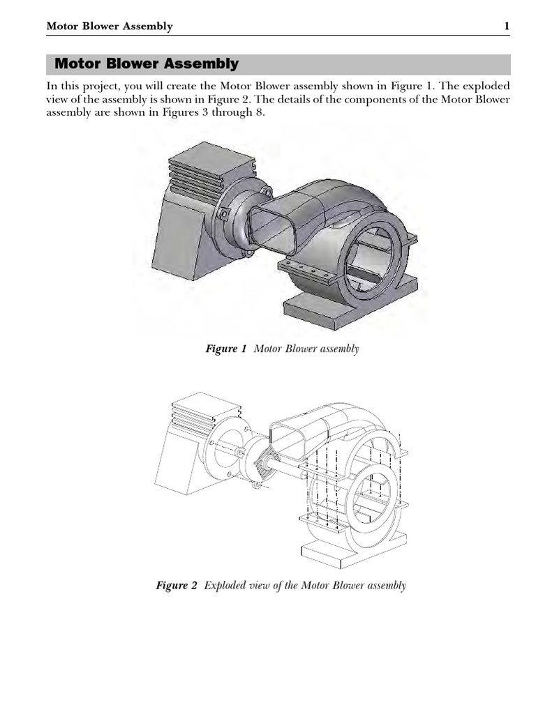 Motor Blower Assembly | PDF