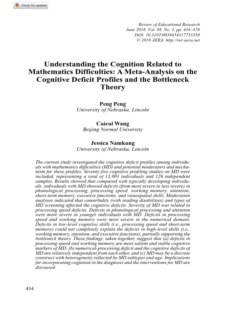 ARTÍCULO - Understanding The Cognition Related To Mathematics ...