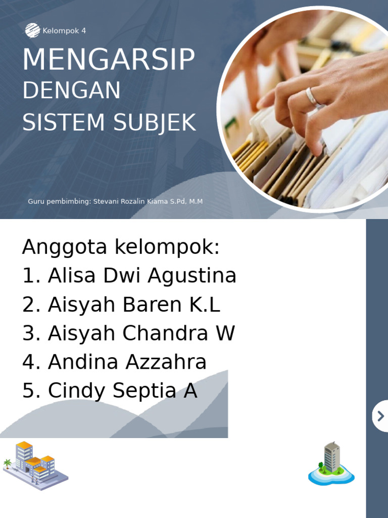Arsip Sistem Subjek - Kearsipan - Alisadwiagustina | PDF | Science & Mathematics