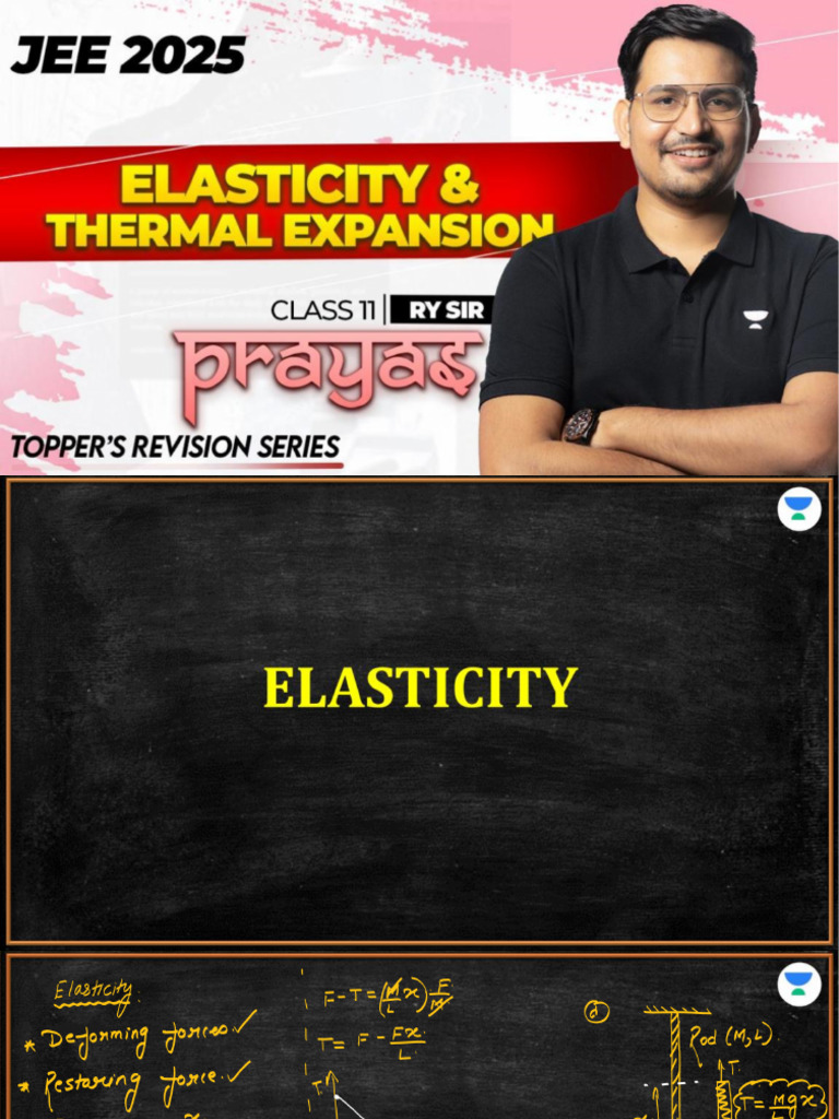 Elasticity and Thermal Expansion | PDF