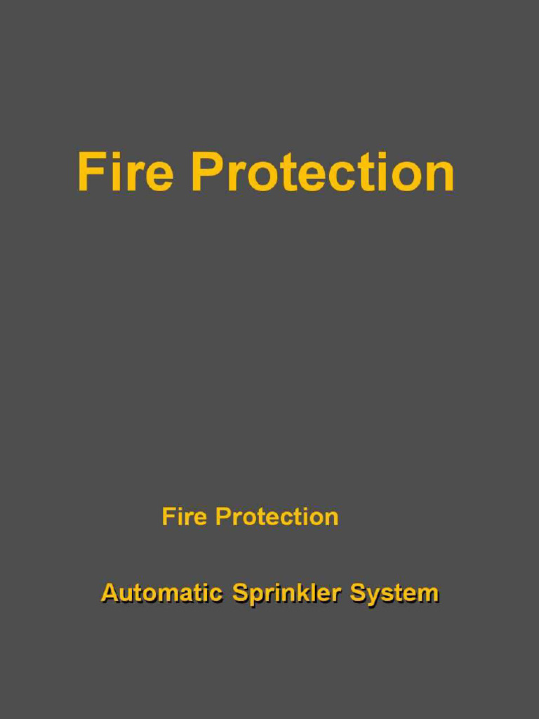 FIRE PROTECTION | PDF