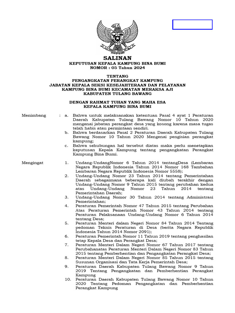 SK SALINAN KASI KESRAPEL | PDF