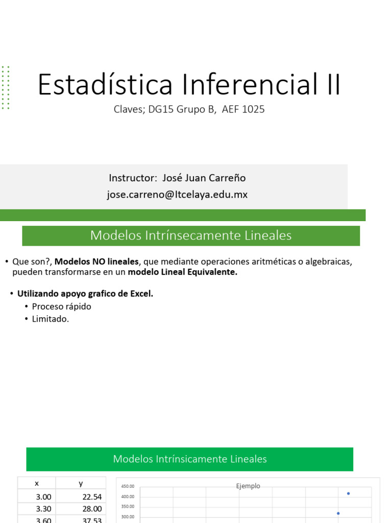 2022 01 Clase Estadistica Inferencial II P1 3 | PDF