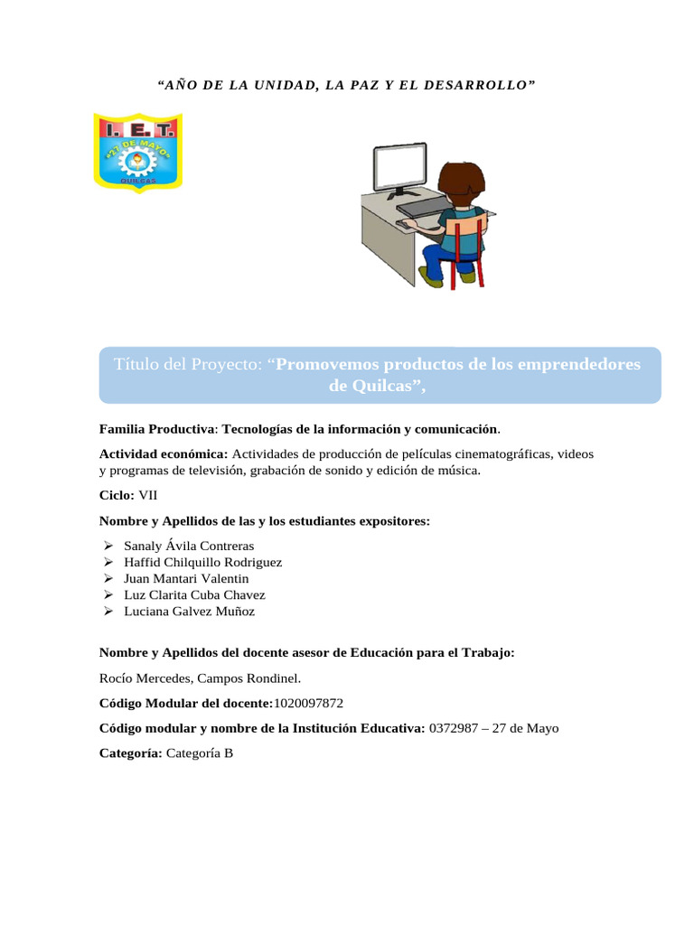 Proyecto de Ept 2023 | PDF