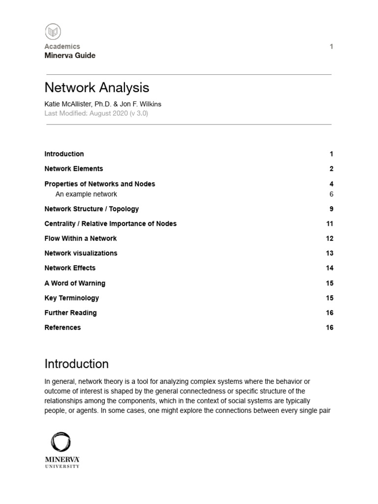 network-analysis | PDF
