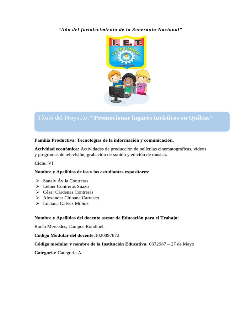 Proyecto de Ept-ganador | PDF