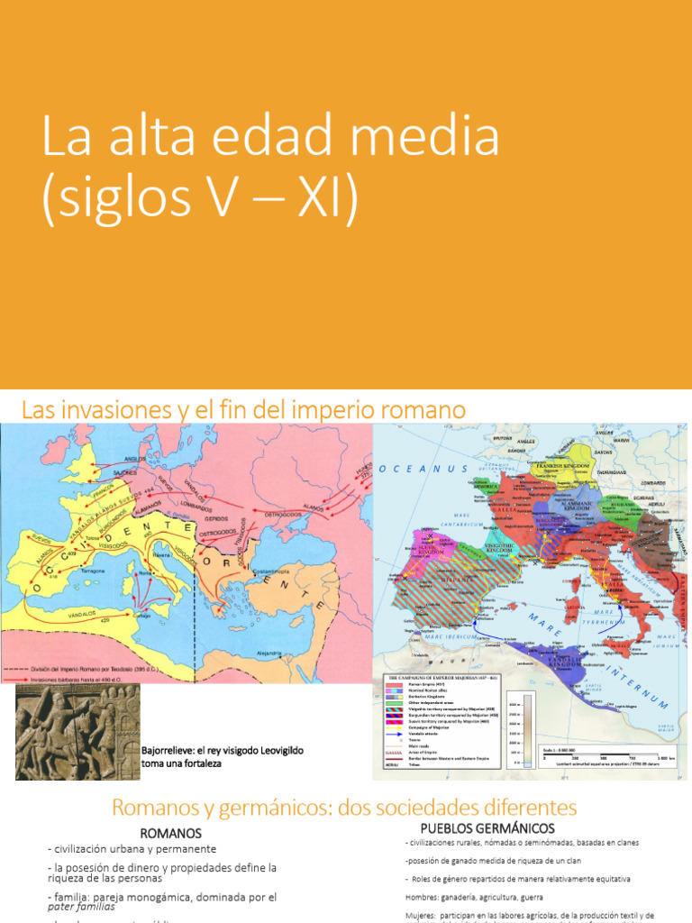 La Alta Edad Media (Siglos V - XI) | PDF