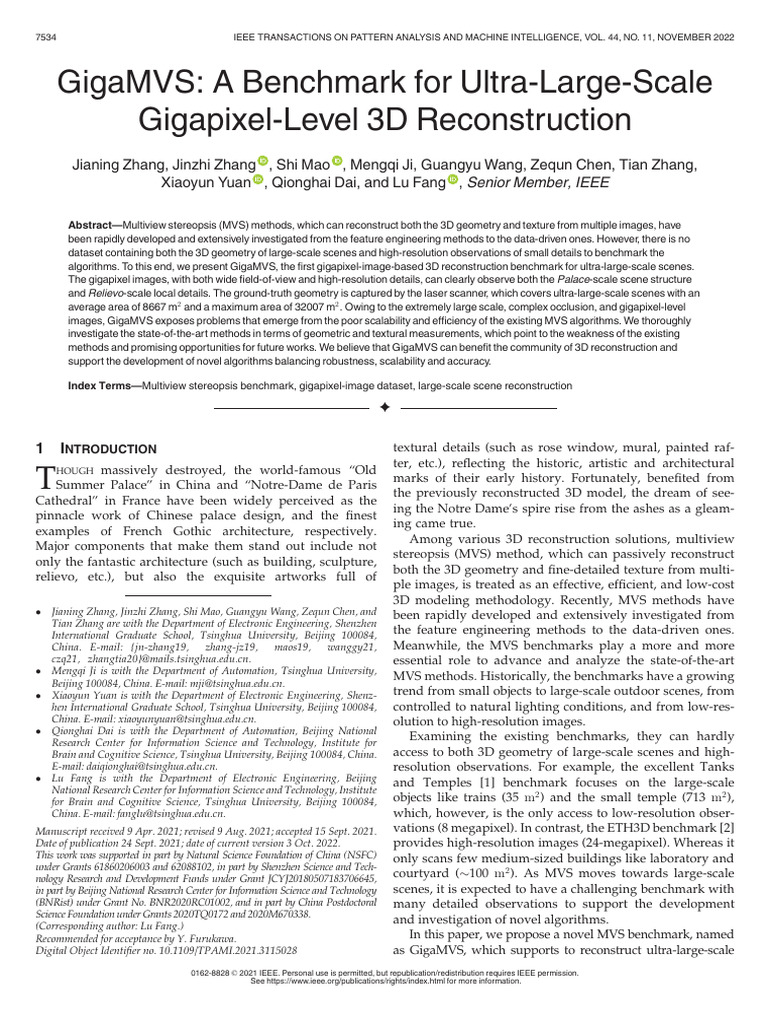 GigaMVS A Benchmark For Ultra-Large-Scale Gigapixel-Level 3D ...
