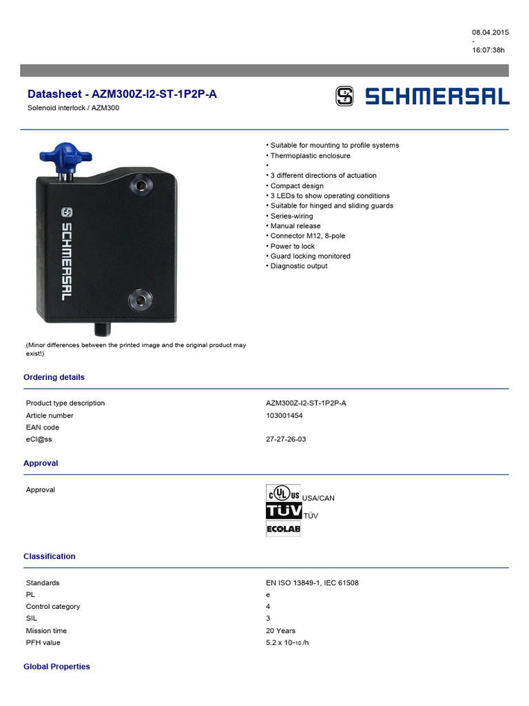 Datasheet - AZM300Z-I2-ST-1P2P-A: Ordering Details | PDF