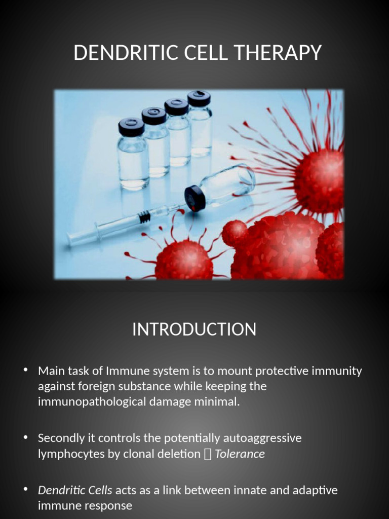 Dendritic Cell Therapy | PDF