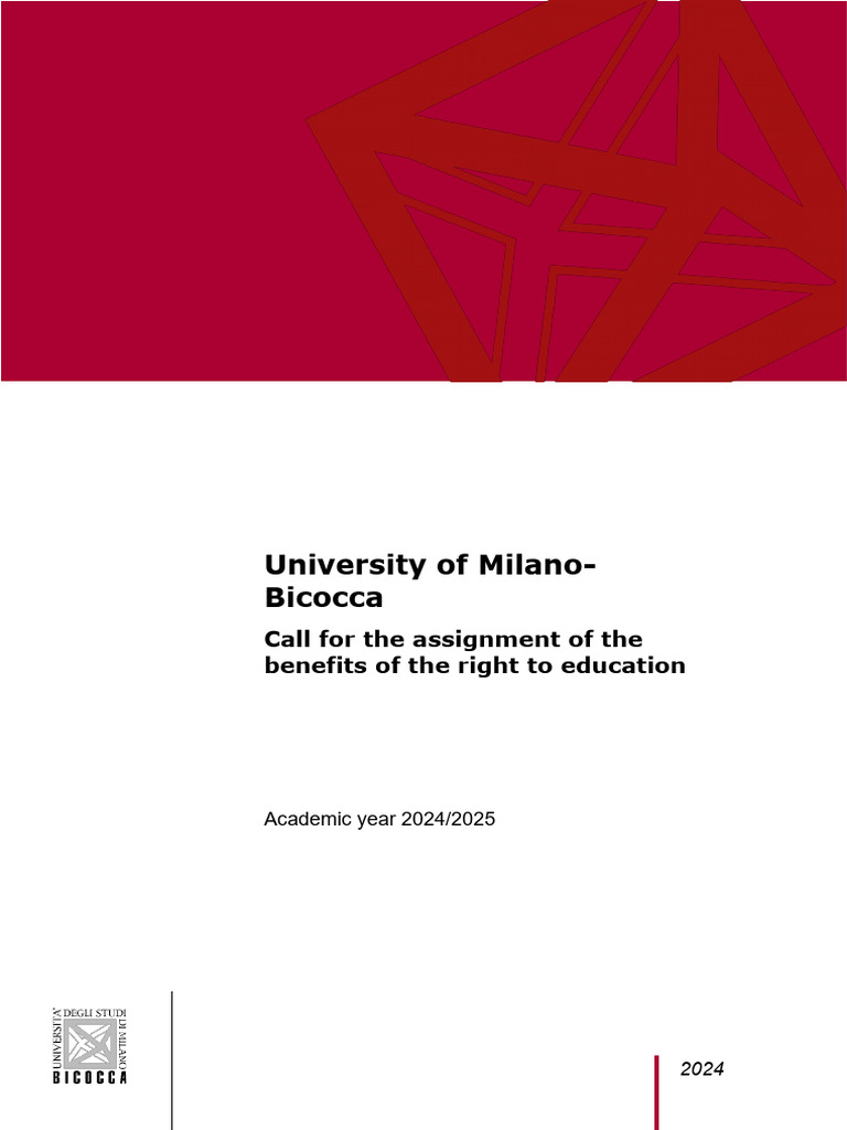 Bando DSU 2024 25 Eng | PDF